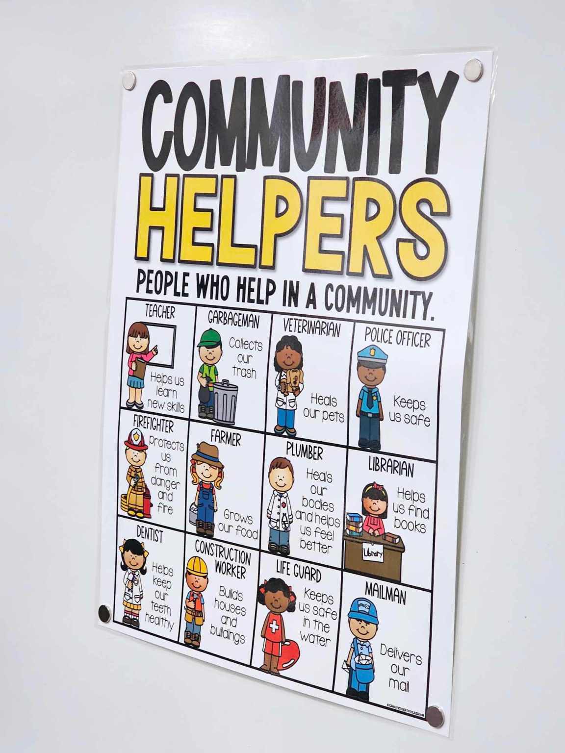Community Helpers Anchor Chart [Hard Good] – Option 1 (white)