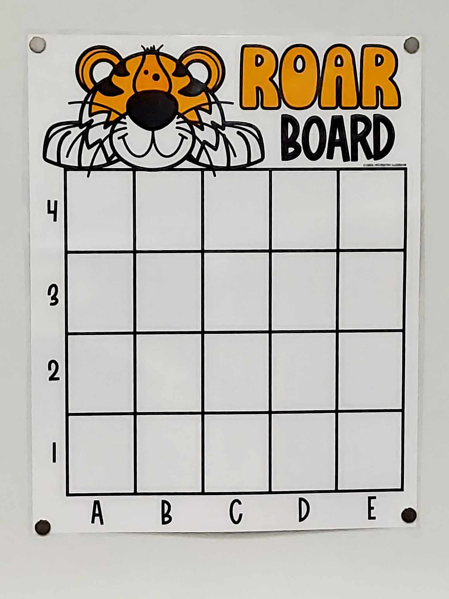 ROAR Anchor Chart [Hard Good] – Tiger Option 3