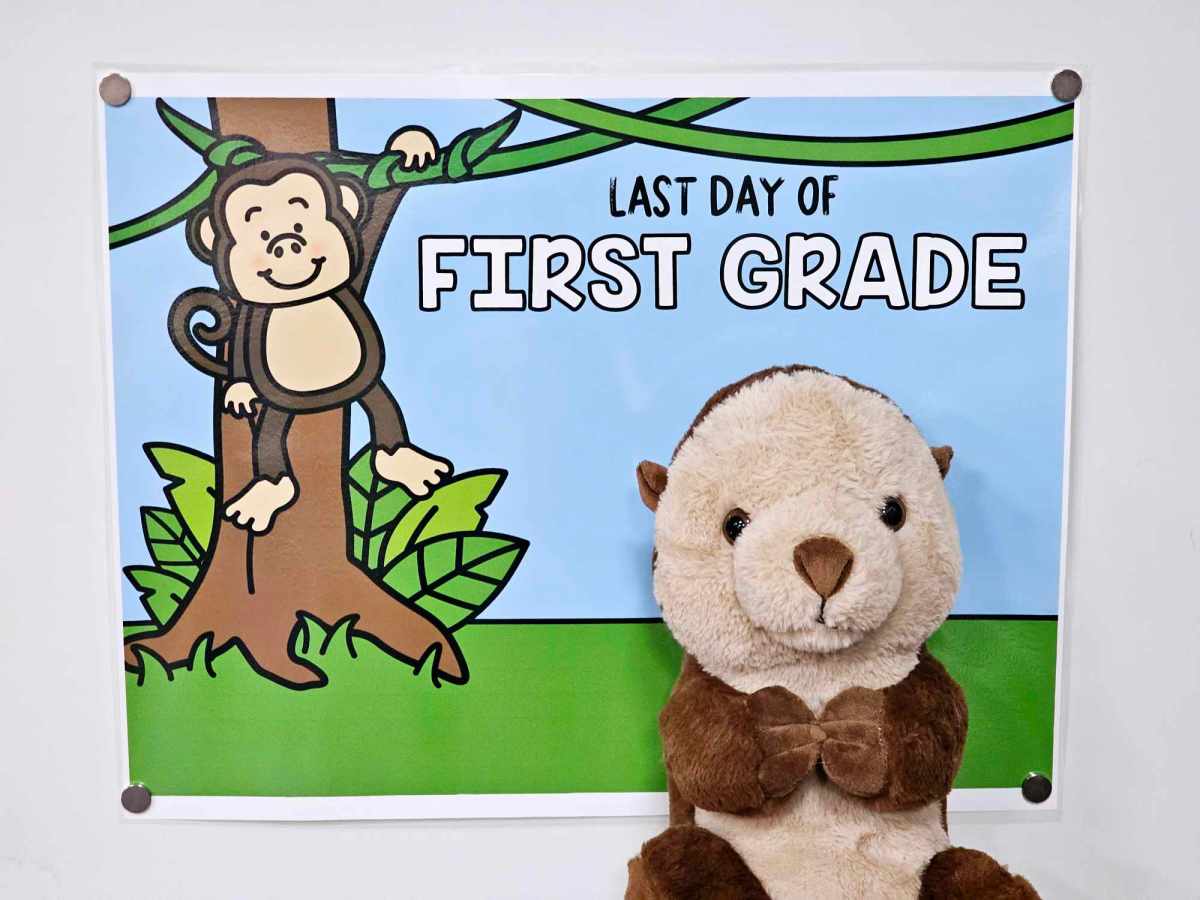 Last Day of School Backdrop Poster: Jungle – Option #1