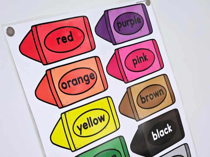 Colors Anchor Chart [Hard Good] – Option #2