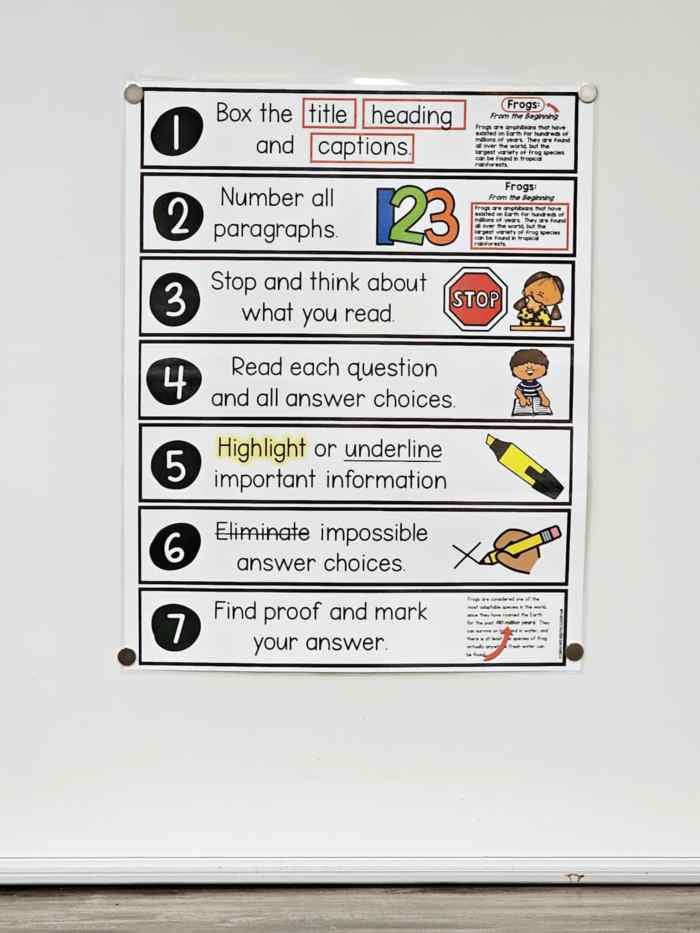 7 Steps to Reading Success Anchor Chart [Hard Good] – Option #2