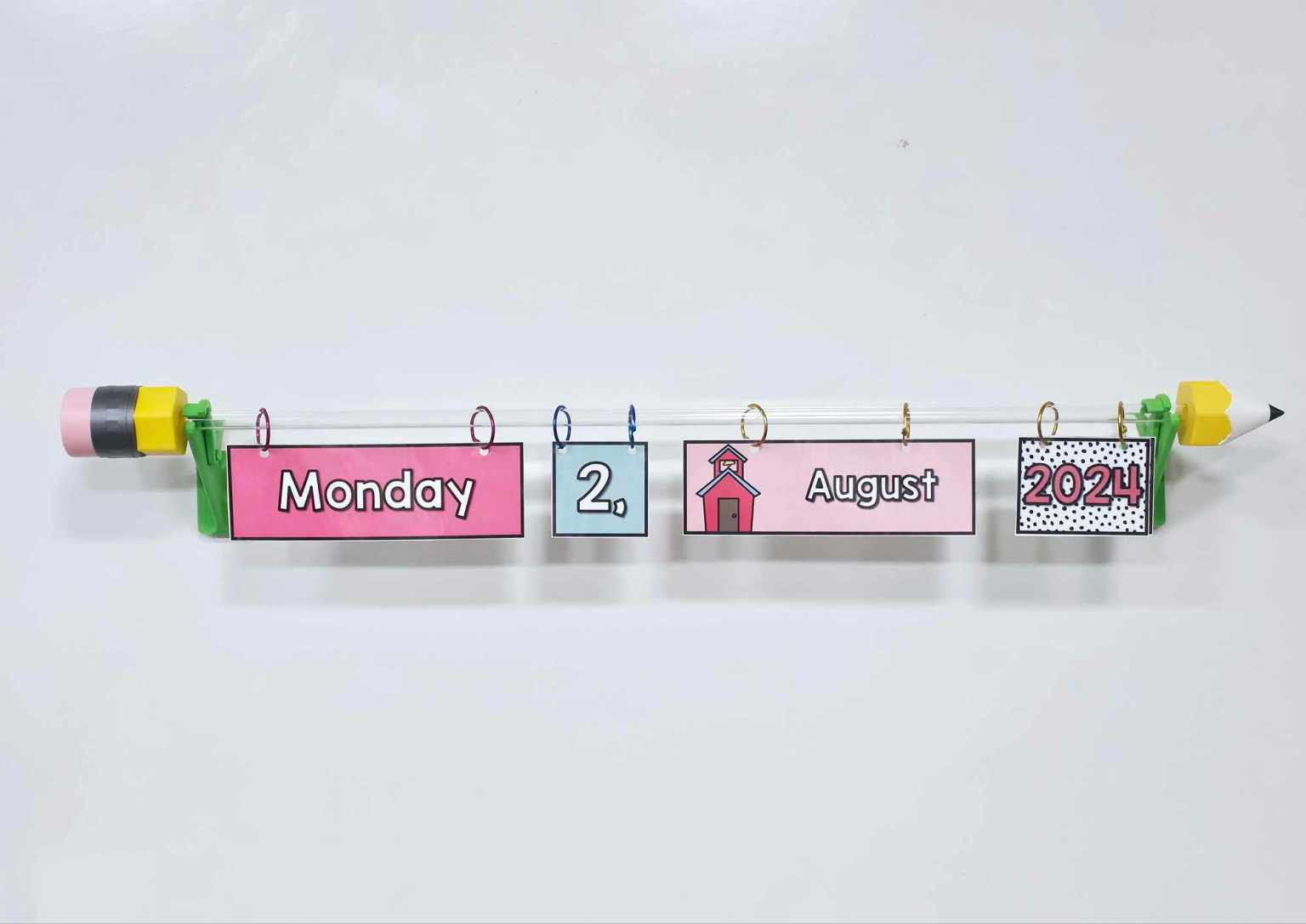 Magnetic Classroom Chart Holder and Rod BUNDLE