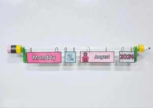 Magnetic Classroom Chart Holder and Rod