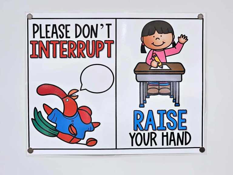 Classroom Management Anchor Charts