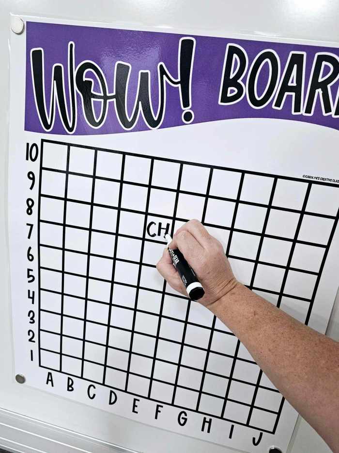 WOW! Board Anchor Chart [Hard Good] – Option #13 Purple