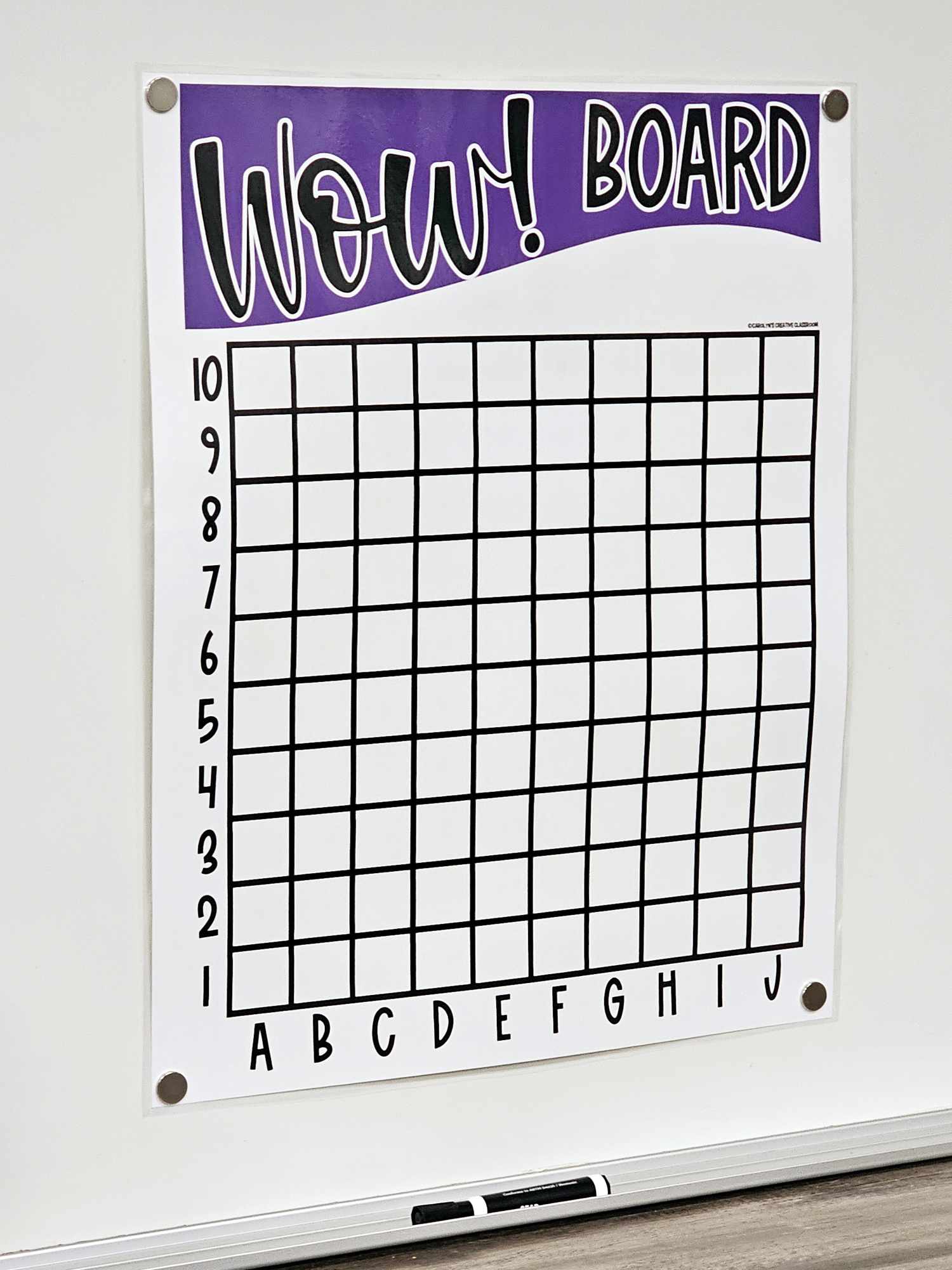 WOW! Board Anchor Chart [Hard Good] – Option #13 Purple