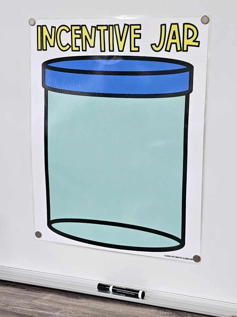Incentive Jar Anchor Chart [Hard Good] – Option 1