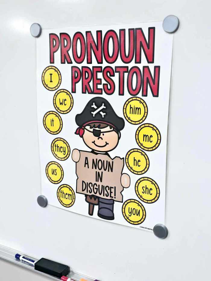 Pronouns Anchor Chart [Hard Good] – Option #1 Pronoun Preston