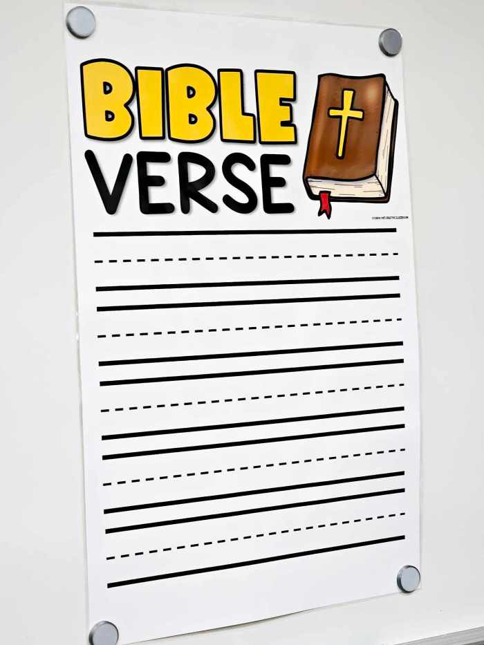 Bible Verse Anchor Chart [Hard Good] – Option 1