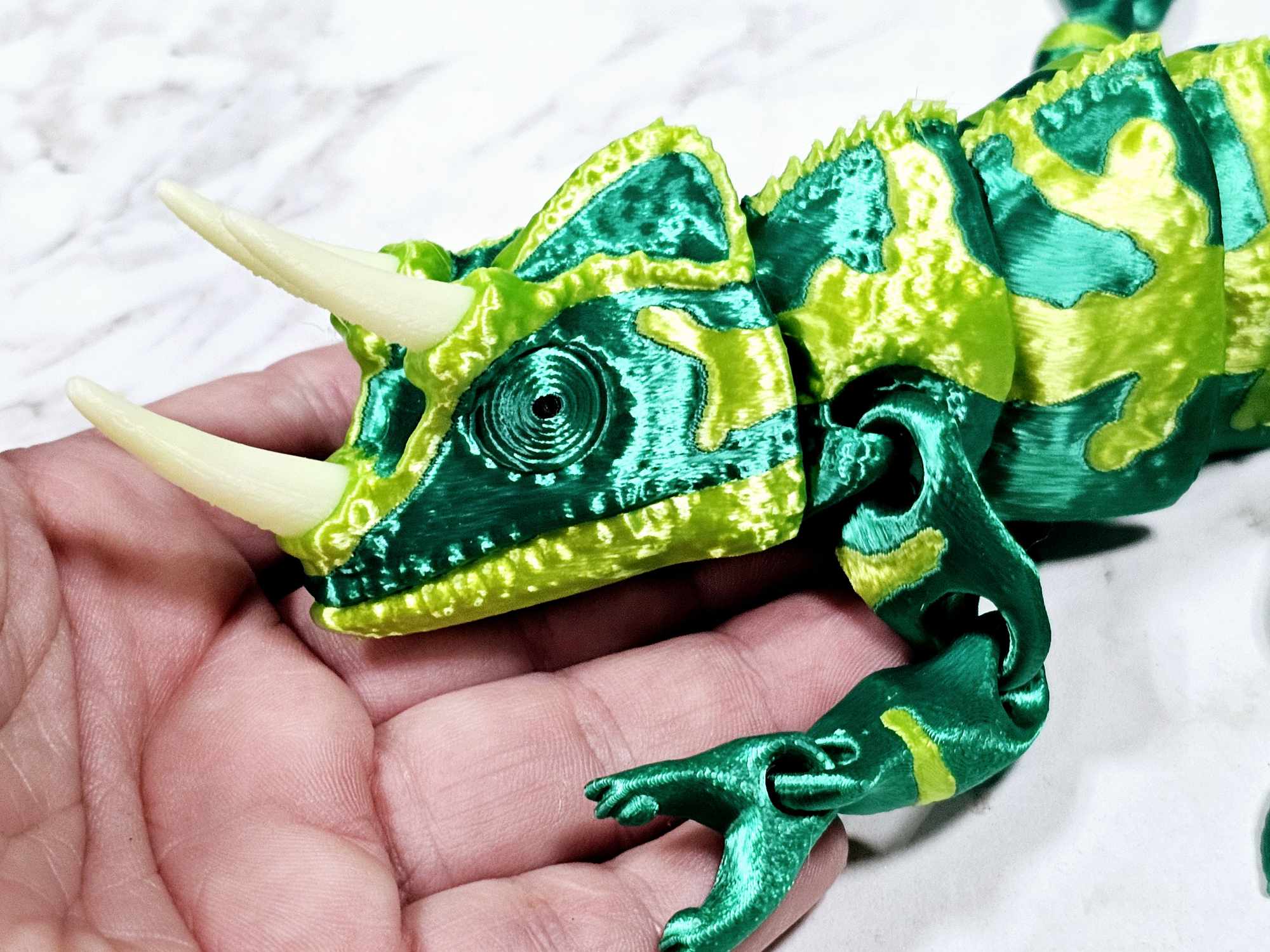 PREK PALS: Horned Chameleon (Shiny Green)