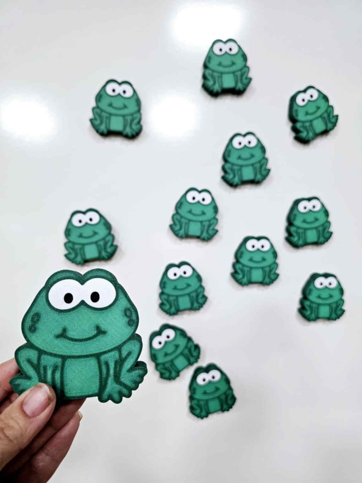 Teacher Magnets – Frog Magnets (Use with Subtraction Frogs Chart)