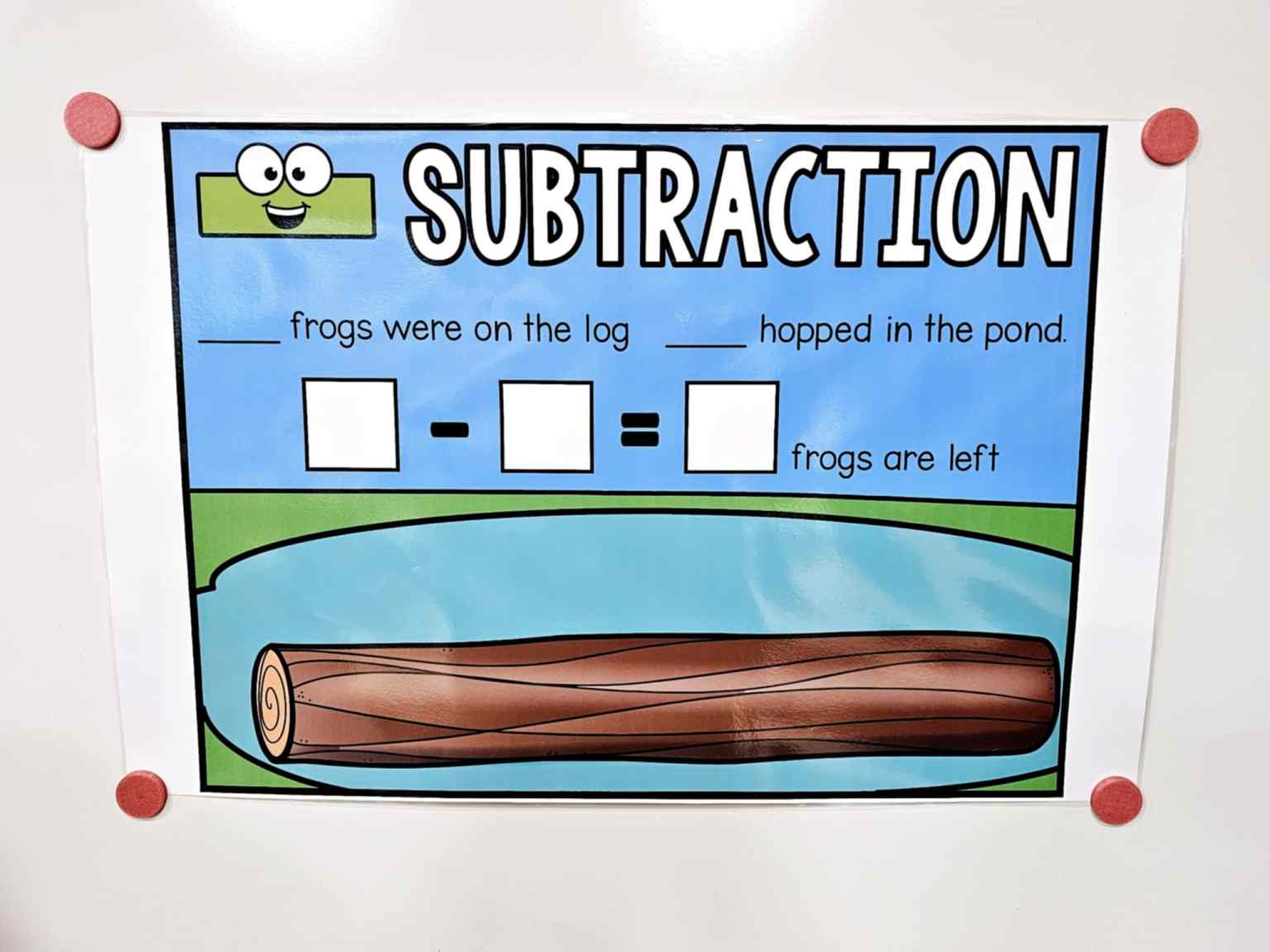Subtraction Frogs Chart [Hard Good] – Option 1 (Anchor Chart only)